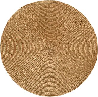 Kaemingk Tischset rund 38cm Kunststoff 1 St&uuml;ck - abwaschbarer Tischuntersetzer Platzdeckchen - Platzset wiederverwendbar - Tischunterlage Esstisch - Placemat -