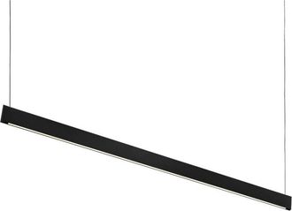 Ideal Lux Ideal Lux - steel Plafonnier suspendu à barre à led Accent Noir 3000K