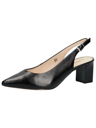 Caprice Caprice Damen 9-9-29605-20 Pumps Sling, Black Nappa, 38.5 EU