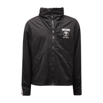 Moschino Leichte Steppjacke mit Kapuze - - Jackets - Herren - Schwarzk - M