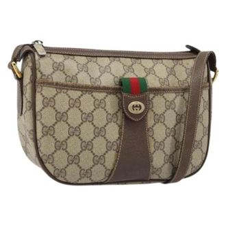 Gucci Pre-owned Vintage GG Canvas Schultertasche - - Pre-owned - Damen - Beige - ONE SIZE