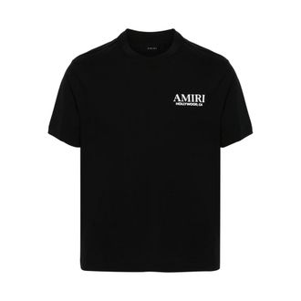 Amiri T-Shirt mit Rundhalsausschnitt - - Tops - Herren - Schwarzk - S