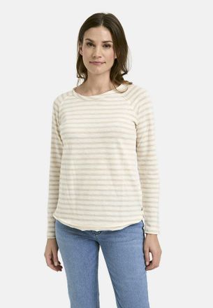 Smith & Soul Rundhalsshirt mit offenen Kanten