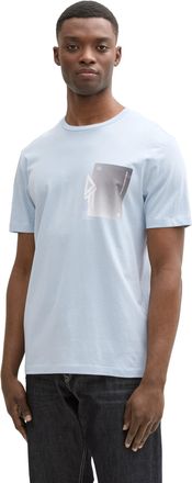 Tom Tailor Herren 1046125 T-Shirt, 35249-Light Blue Grey, XXL