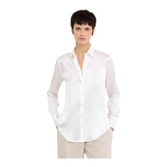 Xacus Seidenhemd - - Blouses & Shirts - Damen - Wei&szlig; - M
