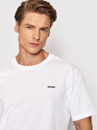 HUGO BOSS Hugo T-Shirt Dero222 50466158 Wei&szlig; Regular Fit