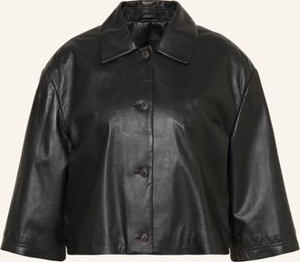 Studio AR Studio Ar Lederjacke Hollis Mit 3/4-Arm schwarz