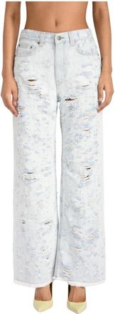 Haikure Femme, Jeans, Bleu, Taille: W27 Wide Jeans