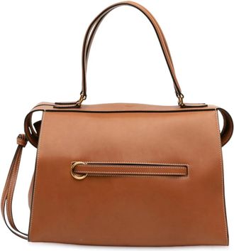 Celine Crossbody Bags - Small Smooth Calfskin Ring Handbag - Gr. unisize - in Braun - für Damen