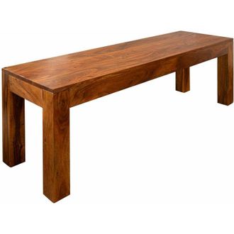 Massivmoebel24 Bank Akazie 100x35x45 honig lackiert OXFORD 12