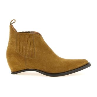 Maison Margiela Homme, Chaussures, Brun, Taille: 45 EU Bottines Chelsea Western Sans Talon