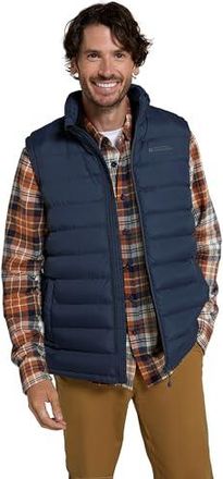 Mountain Warehouse Seasons Gilet rembourré doublé de fourrure pour homme, bleu marine, Small