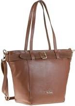 Pierre Cardin Sac &agrave; bandouli&egrave;re pour femme en cuir v&eacute;ritable Made in Italy 42x30x16 cm 55104, cuir, Taille unique