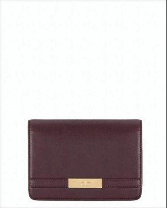 Elisabetta Franchi Hobo Bags - Shoulder Bag With Gold Metal Groumette Chain - Gr. unisize - in Wei&szlig; - f&uuml;r Damen