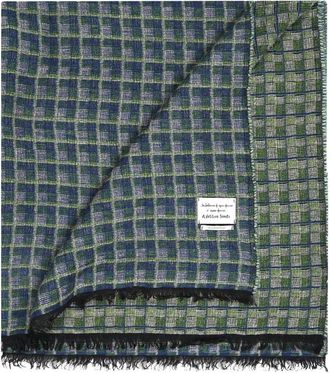 Alessia Santi Femme, Accessoires, Multicolore, Taille: ONE Size Checked Wool and Alpaca Scarf