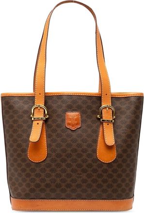 Celine Hobo Bags - Macadam Coated Canvas Shoulder Bag - Gr. unisize - in Braun - f&uuml;r Damen