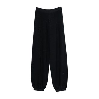 Fabiana Filippi Femme, Pantalons, Bleu, Taille: 34 FR Knit Pantalons