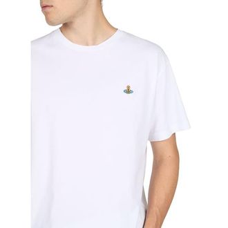 Vivienne Westwood T-shirt manches courtes &agrave; logo brod&eacute; en coton