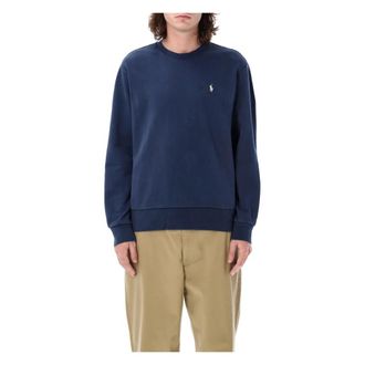 Polo Ralph Lauren Homme, Sweatshirts et sweats &agrave; capuche, Bleu, Taille: XL Loopback Terry Crewneck