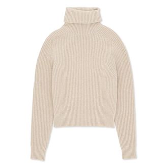 Fortela Femme, Pulls, Beige, Taille: 38 FR Pull col roul&eacute; Laura