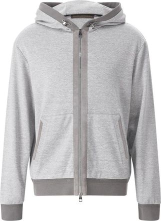 Brett Johnson Homme, Sweatshirts et sweats &agrave; capuche, Gris, Taille: 2XL Cardigan Tricot &agrave; Capuche