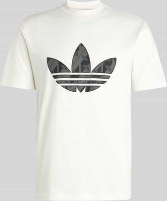 adidas Originals Regular Fit T-Shirt aus reiner Baumwolle mit Logo-Print