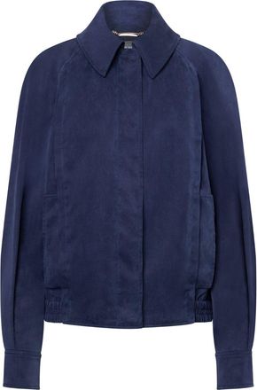 Alberta Ferretti veste bomber en lyocell - Bleu