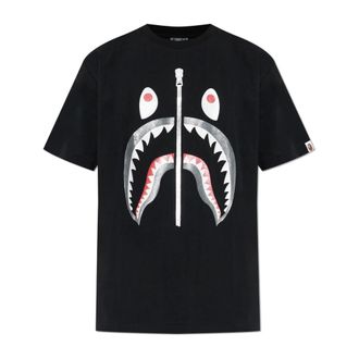 A Bathing Ape A Bathing Ape, Homme, Tops, Noir, Taille: XL WGM Shark Tee