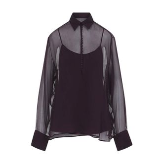 Ermanno Scervino Damen, Blusen & Hemden, Lila, SGr&ouml;&szlig;e