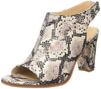Clarks Femme Kaylin85 Sling Escarpins, Gris (Grey Snake Grey Snake), 40 EU