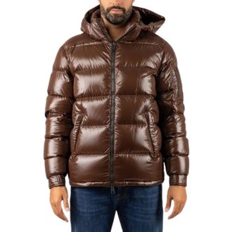 Herno Polar Tech Down Jacket - Homme - Vestes - Brun - Taille: XL
