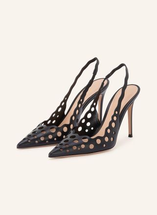 Gianvito Rossi Slingpumps Mit Cut-Outs schwarz