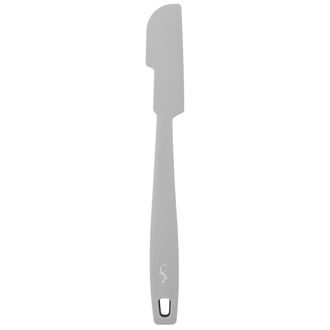 Lurch Smart Tool Restelöffel Light Grey - Flexibler Silikon-Löffel für restloses Leeren von Gläsern und Flaschen