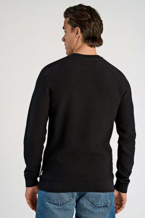 Lindbergh Strickpullover mit Rundhals und aus reiner Baumwolle