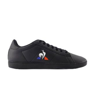 Le Coq Sportif Unisex Courtset_2 Sneaker, Triple Black, 38 EU