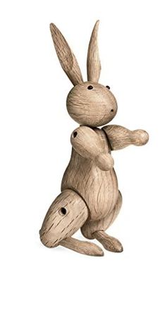 Kay Bojesen Kaninchen Figuren 16 cm Holzfiguren Weihnachtsdekoration, Holz