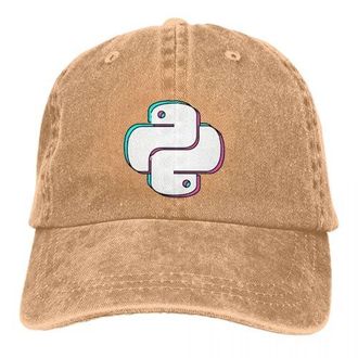Generic Casquette de baseball de couleur pure pour papa, chapeau paillet&eacute;, classique, chapeau pour femme, casquette de baseball &agrave; visi&egrave;re en python Linux code