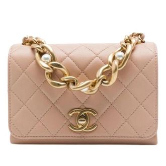 Chanel Pre-owned Quilted Satchel - - Pre-owned - Damen - Beige - ONE SIZE