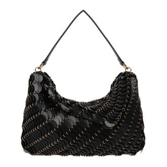 Paco Rabanne Femme, Sacs, Noir, Taille: ONE Size Sac Bandoulière à Disques Ronds