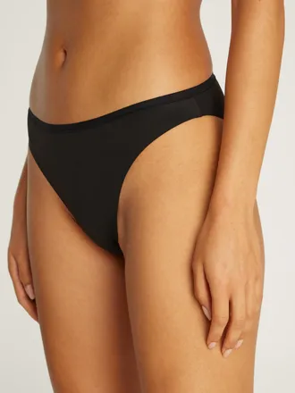 Calvin Klein Underwear Slip BIKINI, Damen, Gr. M (38), schwarz, Obermaterial: 79% Polyamid, 21% Elasthan, CALVIN KLEIN UNDERWEAR, unifarben, k&ouml;rpernah, Unterhosen Slip, im n