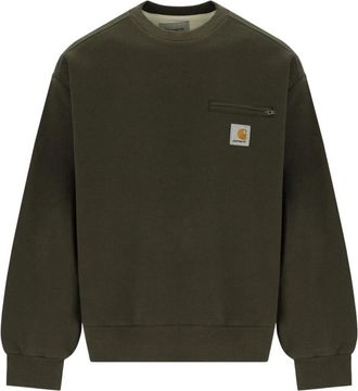 Carhartt Work in Progress Homme, Sweatshirts et sweats &agrave; capuche, Vert, Taille: L Detroit SweaT-shirt