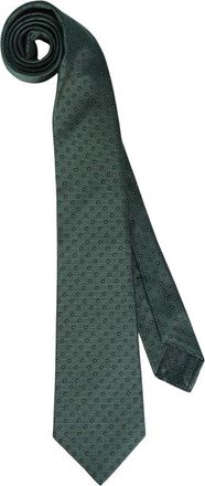 Kiton Homme, Accessoires, Vert, Taille: ONE Size Cravate en soie &agrave; motifs