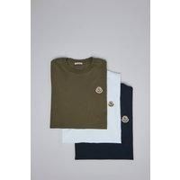 Moncler Logo Patch T-shirt (Pack of Three)