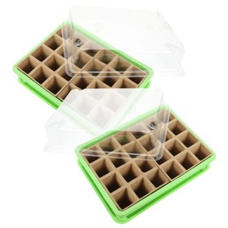 Supvox 2s&auml;tze Keimschale Deckel Starter F&uuml;r Indoor-anbau Anzuchtschale Mit Drainagel&ouml;chern F&uuml;r Gem&uuml;se-Start Gartenpflanzschale F&uuml;r Keimlinge