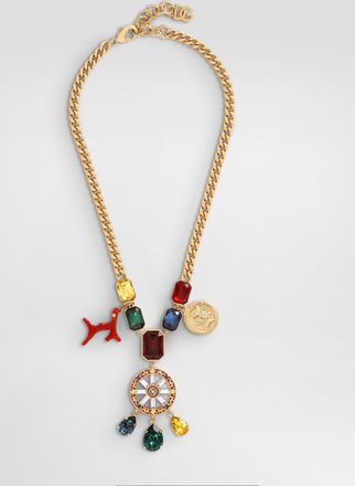 Dolce & Gabbana Halskette Mit Carretto-rad - Frau Bijoux Gold Metall Onesize