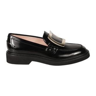 Roger Vivier Flache Schuhe f&uuml;r Frauen - - Shoes - Damen - Schwarzk - 36 EU
