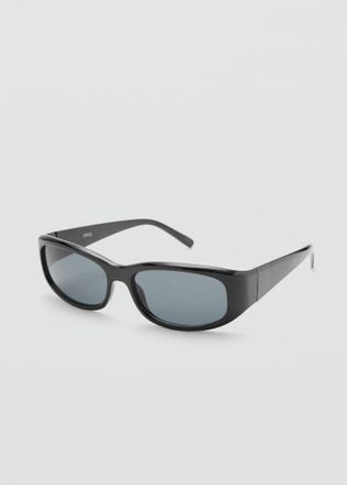 Mango Lunettes de soleil monture plastique noir - Femme - Taille unique - MANGO
