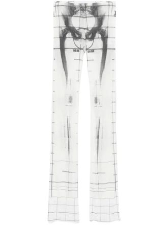 Jean Paul Gaultier Hose mit Squeletor-Print - Wei&szlig;