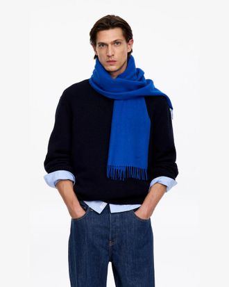 Arket Wollschal -Blau