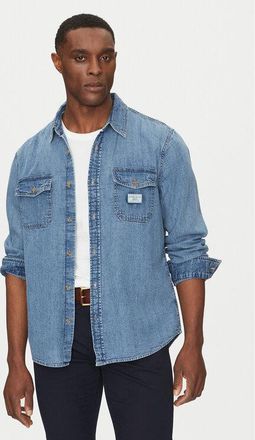 Guess Jeanshemd M4YH56 D5EI2 Dunkelblau Regular Fit